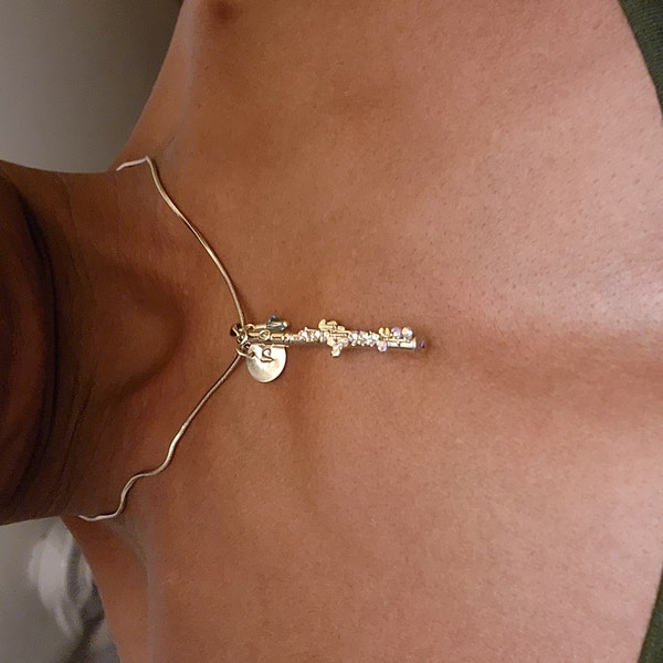 Swarovski Crystal Tinkerbell Mystic Topaz Color Personalized Pendant ...