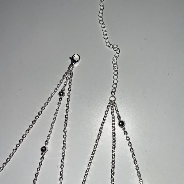 Engraved Triple Layer Necklace, Layered Necklace Set, Multi Layer Disc ...