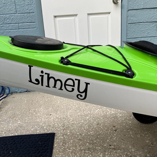 Kayak Vinyl Decal Stickers | Personalized Kayak Decal | Custom Canoe ...