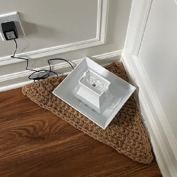 Jute Area Rug in the Pineapple Pattern - Natural Fiber - Handmade ...