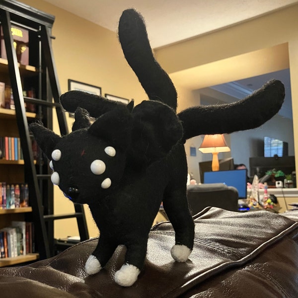 Scaredy Cat Plush Toy Stuffed Animal Sewing Pattern - Digital Download ...