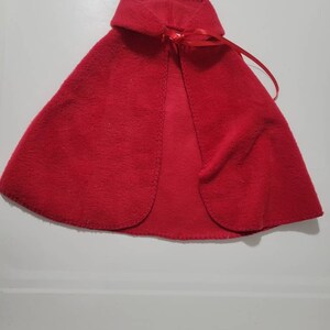 Dark Red Fleece Cape to Fit 18 Inch American Girl Dolls - Etsy