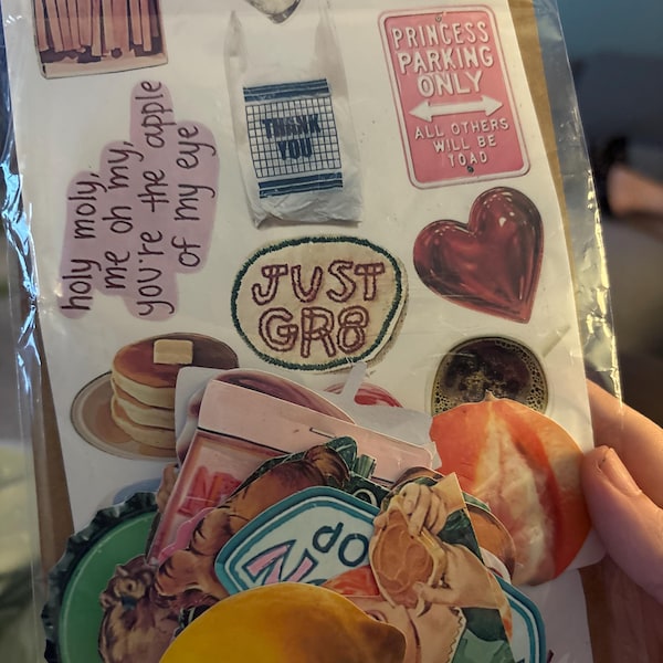 Mystery Sticker Pack - Pinterest Aesthetic Stickers, Junk Journal ...