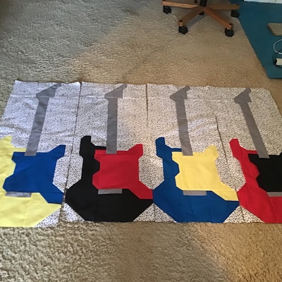 Piano keyboard Quilt Block PDF Pattern - Etsy