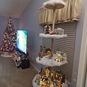 Christmas Tree Village Display Stand Rounds Pack - Etsy