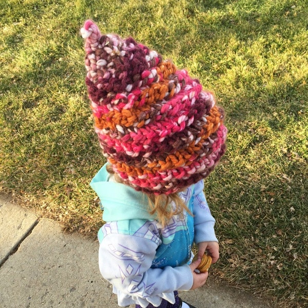 Knitting Pattern - Pixie Hat - Pixie Hood Pattern - Etsy