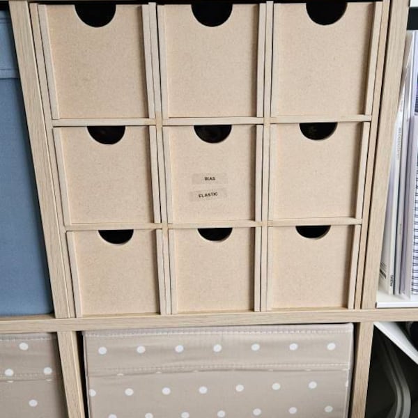 Wooden Kallax Insert, Storage Drawer Units IKEA Kallax Multiple Options ...