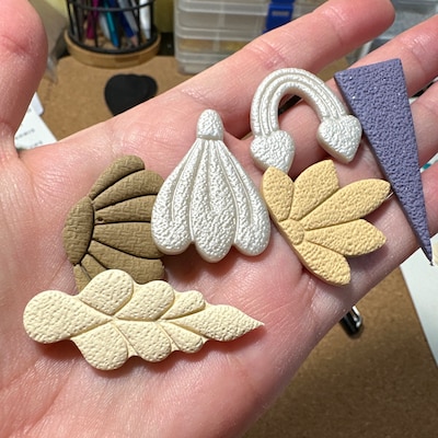 Birth Flower Polymer Clay Embossing Stamp I Art Stamp I Texture I Clay ...