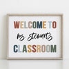 DIGITAL DOWNLOAD Teacher Name Sign Printable Classroom Decor Custom ...