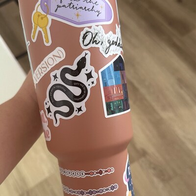 Stanley Cup Sticker Emotional Support Waterbottle Sticker Stanley ...