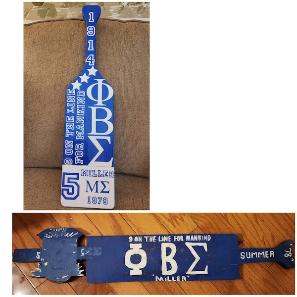 Custom Sorority/fraternity/organization Paddle, Personalized Paddle ...
