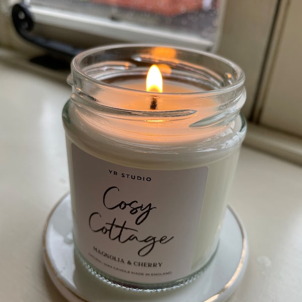 Cosy Cottage Candle, Spring Summer English Countryside, Country Decor ...