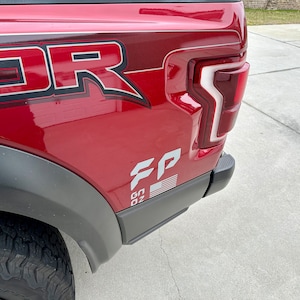 Ford Raptor (gen 1, 2, & 3) - Ford Performance FP Truck Decal American ...