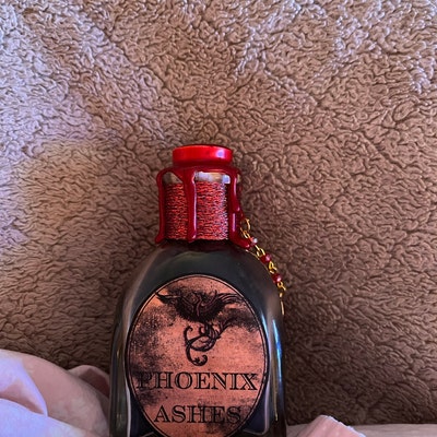 Phoenix Ashes Magical Apothecary Potion Bottle Witch and Wizard Potion ...