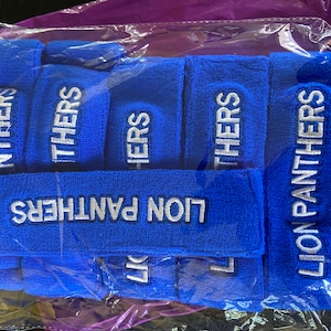 Sweatbands Custom Personalized Embroidered Sweat Bands - Etsy