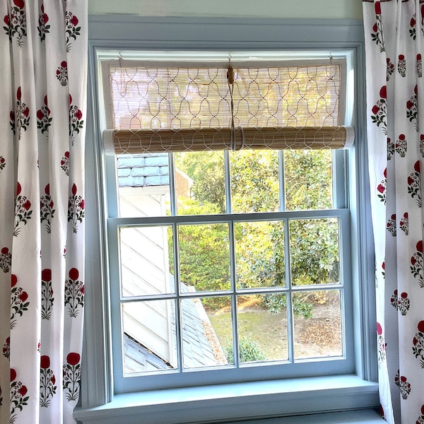 Standard Handmade Bamboo Chick Window Closer Curtains for Balcony ...