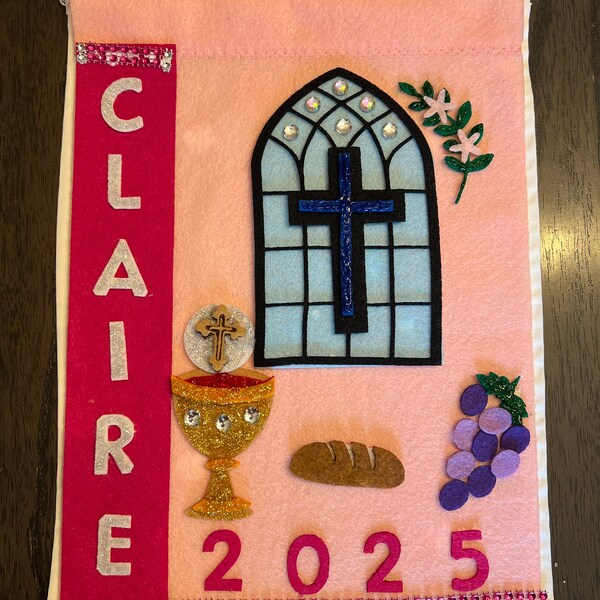 Personalized (assembly Required) First Communion Banner Kit, First ...