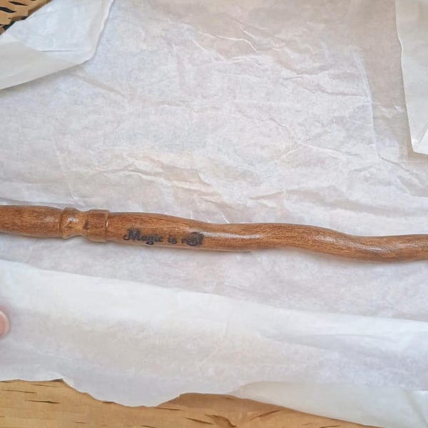 Pick Your Team Wand, Blue & Bronze Magic Wands, Wood Wand, Magic Wand ...