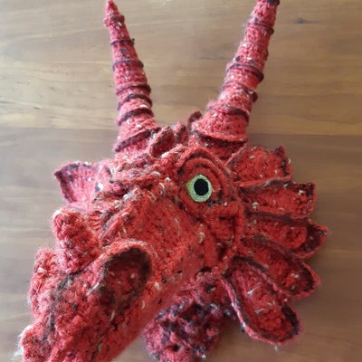 Guardian Dragon Crochet Wall Hanging Pattern Only - Etsy
