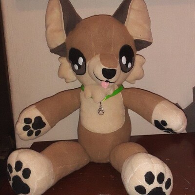 Plush Sewing Pattern PDF Furry Anthro Floppy 20in Plushie DIY Ebook ...
