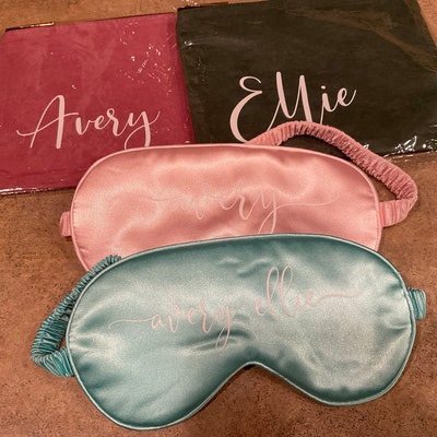 Custom Eye Mask Personalized Sleep Mask Custom Satin Eye Mask ...