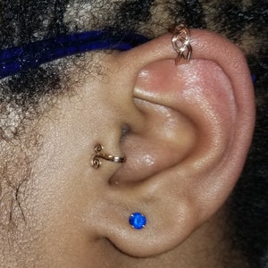 FAKE Tragus Piercing Fake Nose Ring Fake Piercing Fake Nose Piercing ...