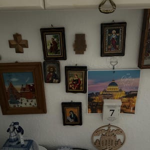 Saint Deborah - Icon on Handmade Wooden Plaque, Catholic Religious Art ...