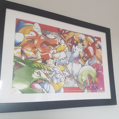 Pokémon R/B/Y Gym Leaders and Red/blue Set of 10 A4 Sized Posters - Etsy