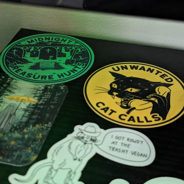 Unwanted Cat Calls Sticker - Etsy