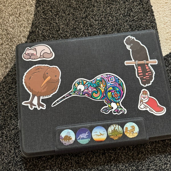 Kiwi Bird Sticker, Kiwiana Sticker, Native Birds From New Zealand, NZ ...
