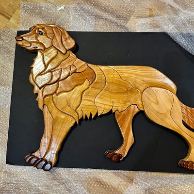 GNOME İNTARSİA, Magnet, Intarsia, Intarsia Wooden Art, Wild Life ...