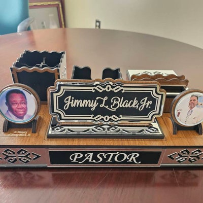 Custom Design All-duty Desk Name Plate, Table Name Plate With Business ...