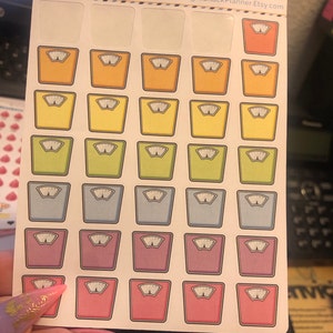 Breast Exam Planner Stickers Bra Icon Stickers - Etsy