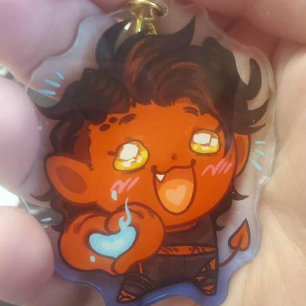 BG3 Cursed Acrylic Keychains - Etsy
