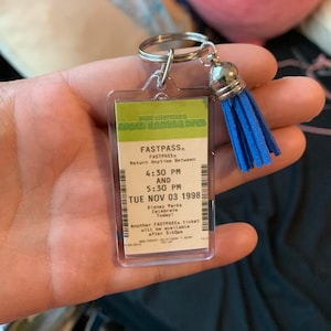 Six Broadway Musical Ticket Keychain | Etsy