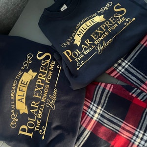 Polar Express Matching Family Christmas Pyjamas, XXL Pyjamas, Christmas ...