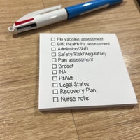 Custom Checklist Sticky Notes // Organization 3x3 Stick Notes, Check ...