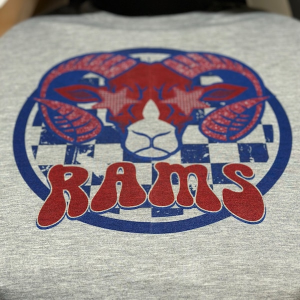 Rams Preppy Mascot Png | Digital Download | Red Blue White - Etsy