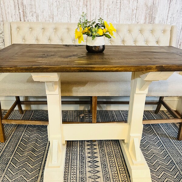 Custom Family Farmhouse "x" Table - Etsy