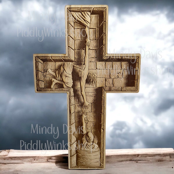 Digital Design File - Cross Well - Glowforge - Laser Ready - Engrave ...