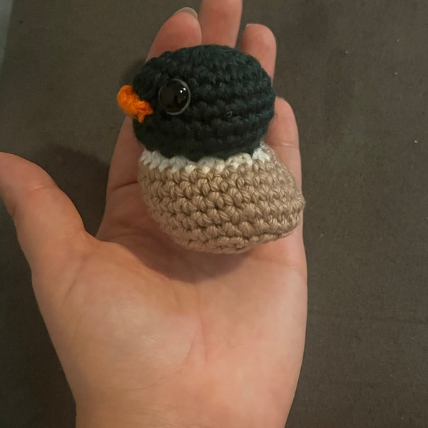Pocket Duckling Crochet Pattern · Good Luck Duck Amigurumi Tutorial ...