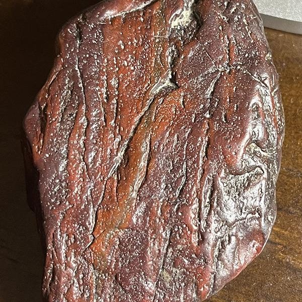 Pretty Blue and Red Limonite Banded Lake Superior Agate Gemstone Rough ...