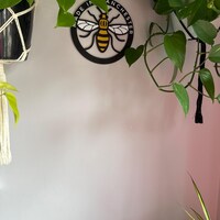 Made in Manchester Bee Wall Art - Etsy UK