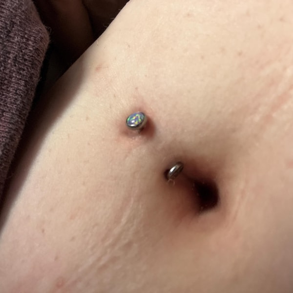 Titanium Fat Belly Button Ring Internally Threading 6/8/10/12/14mm ...