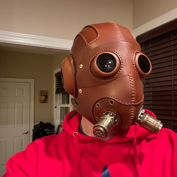 Dust Angel Leather Mask PDF Pattern With 3D Printed Molds, STL Files ...