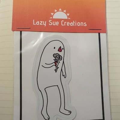 Frog Meme Vinyl Sticker Laminated Waterproof Water Bottle Decal Meme ...