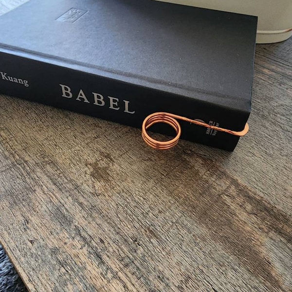 Fire Bookmark | Handmade Copper Wire Line Art | Flame Campfire ...