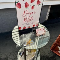 Diaper Raffle Sign Baby in Bloom Baby Shower, Spring Flowers Baby ...