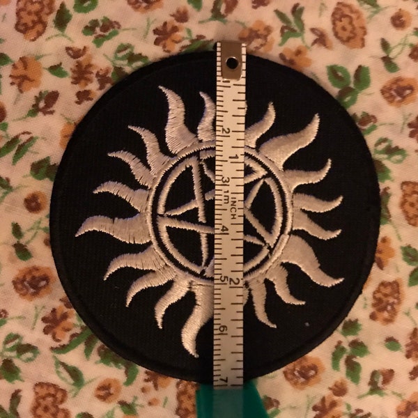 Supernatural Anti-possession Logo Embroidered Iron On/sew on Patch ...