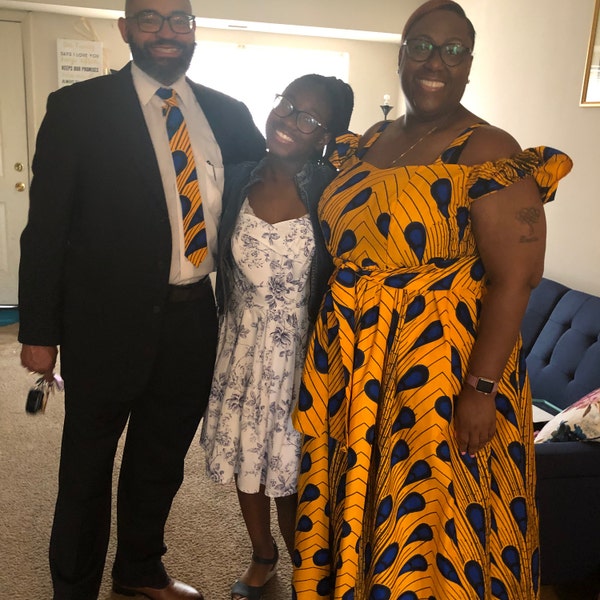 Long Gown, Mother Care Neck, Back Zipper, Front Slit, Flayed Hand ...